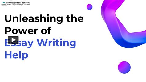 ppt unleashing the power of essay writing help powerpoint