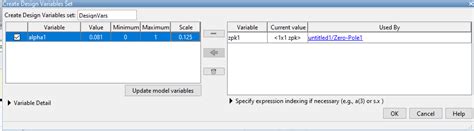 while trying to optimize a controller parameter i get the following message does anybody know