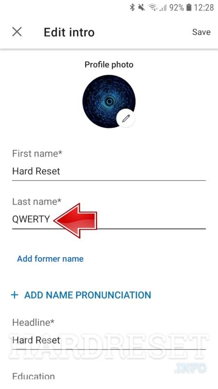 How To Change Last Name On Linkedin HardReset Info