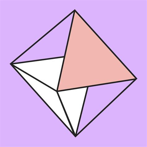 Isometric Octahedron Geometric Shape 11001775 Vector Art At Vecteezy