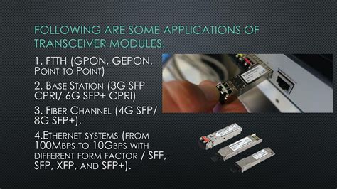 PPT SFP Transceivers PowerPoint Presentation Free Download ID