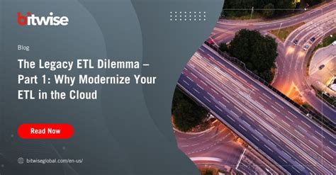 Bitwise Inc On Linkedin Etl Datawarehouse Datamodernization