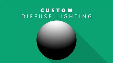 Writing Our Own Diffuse Lighting Shader Youtube