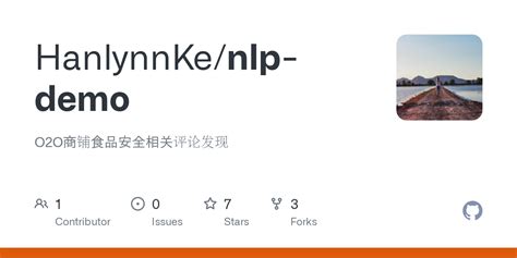 GitHub HanlynnKe nlp demo O O商铺食品安全相关评论发现