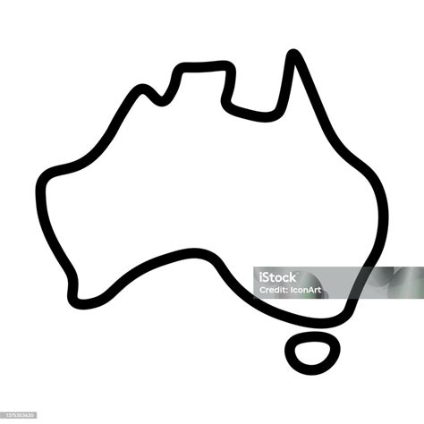 문화 컬렉션의 오스트레일리아 대륙 아이콘 얇은 선형 호주 대륙 국가 흰색 배경에 격리 상태 개요 아이콘 라인 벡터 오스트레일리아 대륙 기호 웹 기호 0명에 대한 스톡 벡터