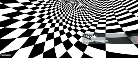 3d 차원 원근 벡터 추상 배경 포뮬러 1 레이스 플래그 텍스처 흑백 체크 무늬 일러스트의 체커 패턴 메쉬 기에 대한 스톡 벡터 아트 및 기타 이미지 Istock