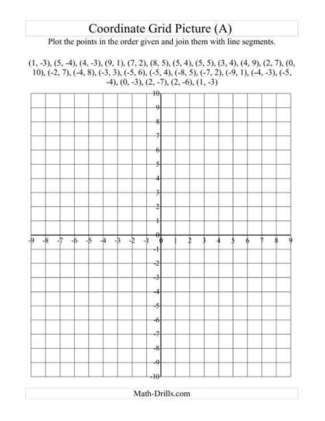 Geometry Worksheets Math Worksheets Red Maple Maple Leaf Coordinate Grid Pictures