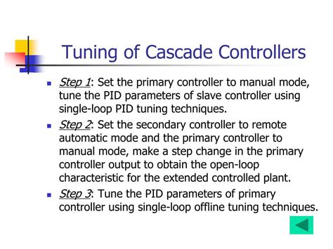 Ppt Cascade Control Systems 串级控制系统 Powerpoint Presentation Id