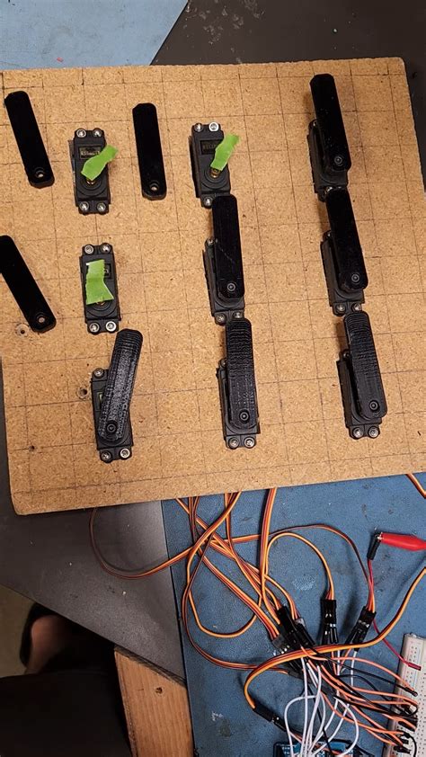 Did I Break My Servo Motors The Ones With Tape On Them And The Not
