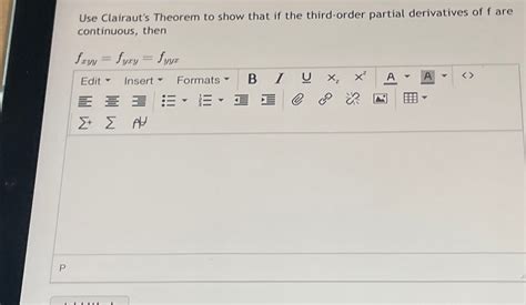 Solved Use Clairaut S Theorem To Show That If The Chegg