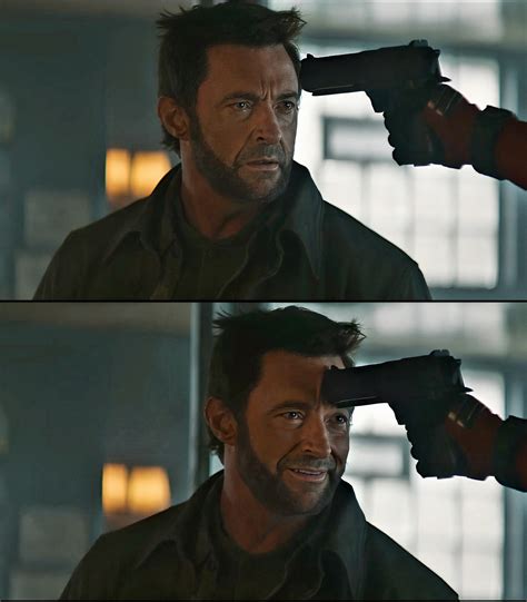 Deadpool Threatening Logan Blank Template Imgflip