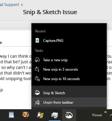 Snip Sketch Issue Solved Windows 10 Forums