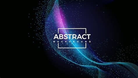 Premium Vector Polygonal Wave Particle Abstract Background Connecting Dots And Lines