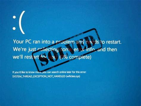 fixed system service exception stop code in windows 10 solved isoriver