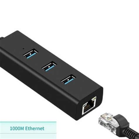 Sanoxy Usb 3 0 Gigabit 1000mbps Ethernet Lan Rj45 Network Adapter 3 Ports Hub 1 Ralphs
