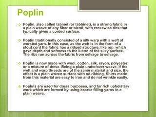 Types Of Fabrics Pptx