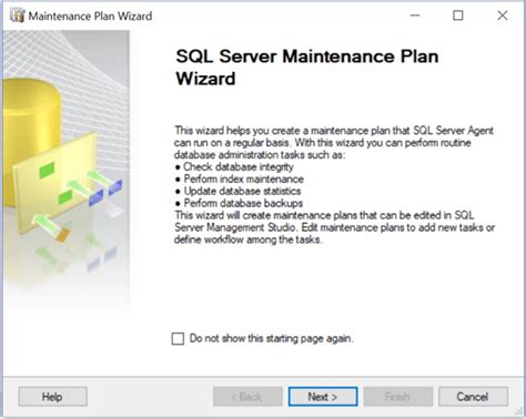 SQL Server Maintenance Plans Rebuild Index Task
