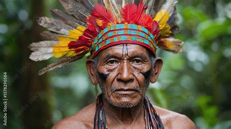 Cultural Significance Of Yaka Tribe Elder In Traditional Headdress