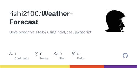 Github Rishi Weather Forecast Developed This Site By Using Html Css Javascript