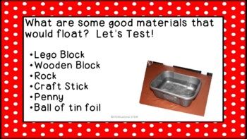 Sink Or Float STEM Challenge By STEMsational STEM TpT