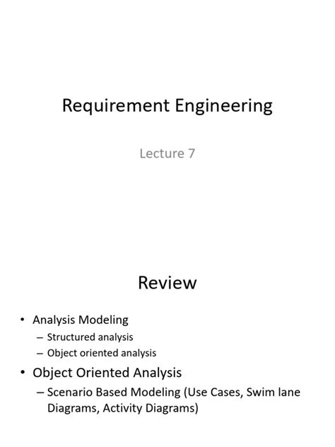 Requirement Engineering V Pdf Telephone Personal Computers