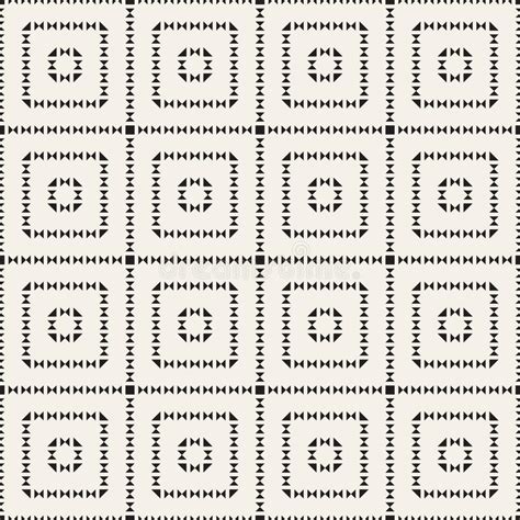 Seamless Surface Geometric Design Repeating Tiles Ornament Back Stock Illustration