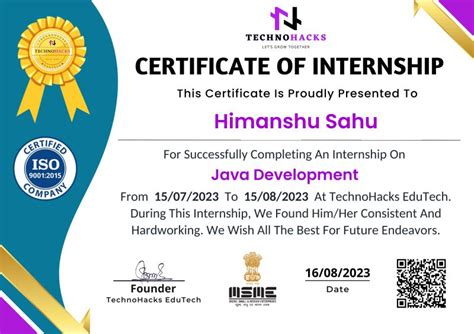 Himanshu Sahu On Linkedin Internship Javadevelopment