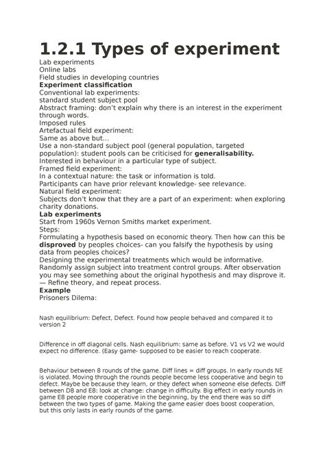 Types Of Experiments 12 Types Of Experiment Lab Experiments Online
