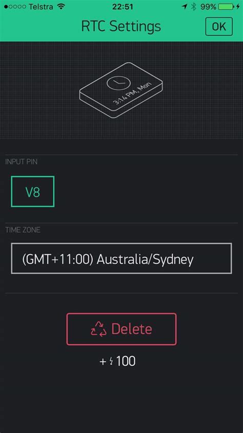 GMT 11 Australia INCORRECT In RTC Settings Widget IOS Issues And