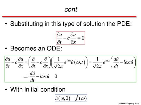 ppt numerical methods for partial differential equations powerpoint presentation id 3305112