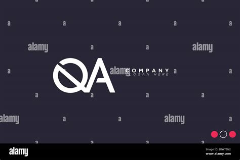 qa alphabet letters initials monogram logo stock vector image and art alamy