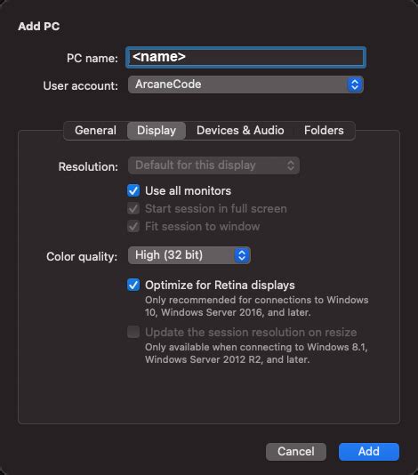 Using The Microsoft Remote Desktop Application On Apple Macos Arcane Code