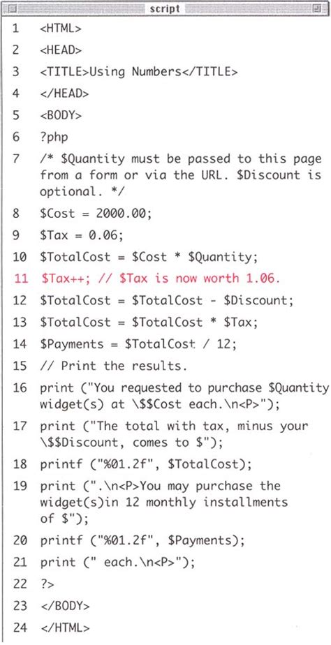 Incrementing And Decrementing A Number Php For The World Wide Web