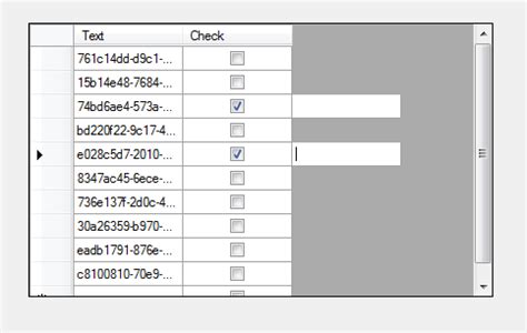 C How To Make Particular Cell Visible Inside Gridview Not Complete Column Stack Overflow