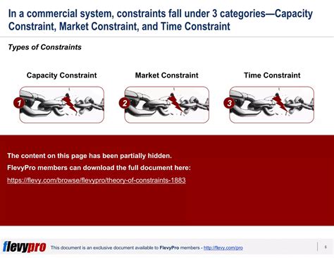 Theory Of Constraints Pdf Business Business And Finance