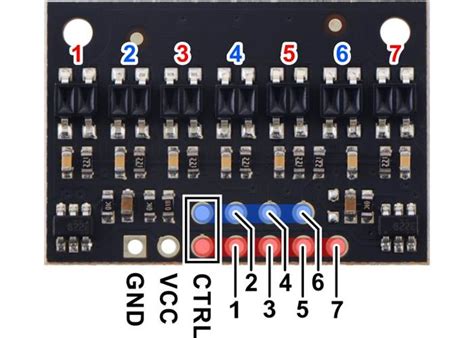 QTR HD RC Reflectance Sensor Array Robot Gear Australia