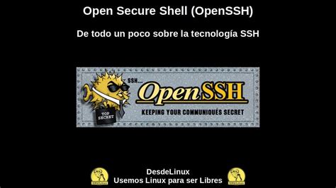 Open Secure Shell Openssh De Todo Un Poco Sobre La Tecnología Ssh
