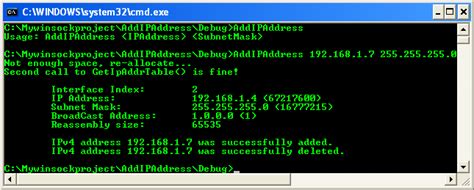 The Getipaddrtable And Addipaddress Program Examples With C Code And