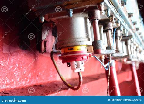Reefer Plugs On Container Vessel Stock Image Image Of Plugs Shock