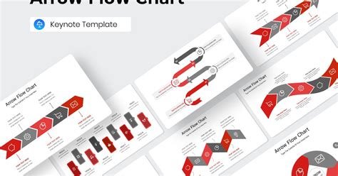 Шаблон блок схемы со стрелками Шаблоны презентаций Включая круговой и цикл Envato Elements