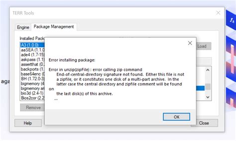 Spotfire Error While Installing R Package Revvity Signals