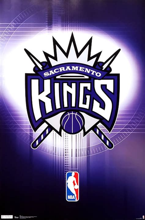 Sacramento Kings Official Nba Team Logo Poster Costacos Sports