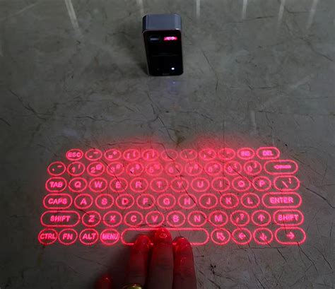 Mini Wireless Laser Projection Keyboard Bluetooth Burgess Robotics