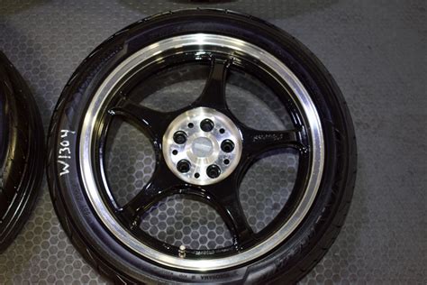 Jdm 5zigen Fn01r C Wheels With Used Tires Set Of 4 17x75 125