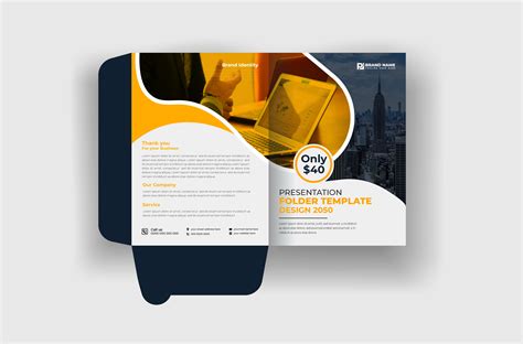 Business File Folder Design Template Graphic By Hafizulislamsir9090 · Creative Fabrica
