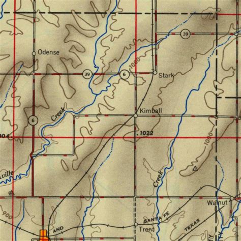 Joplin Mo Ks 1947 250000 Scale Map By United States Geological