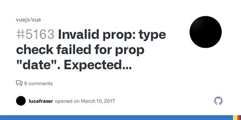Invalid Prop Type Check Failed For Prop Date Expected Number Got