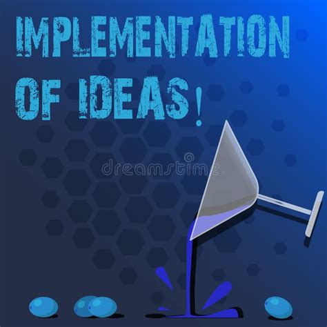 Word Writing Text Implementation Of Ideas Business Concept For