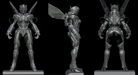 Wasp Exoskeleton Combat Suit V2 Zbrushcentral