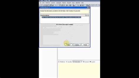 delete project with eclipse youtube